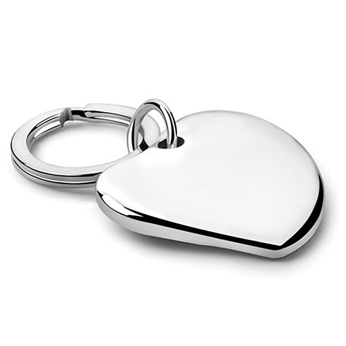 Silver Plated Diamond Shape Keyrings - Business Gifts Supplier