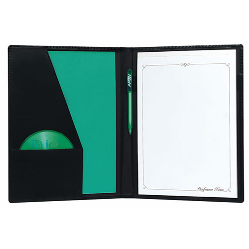 Leather Conference Folders with Logo Branding - Business Gifts Supplier