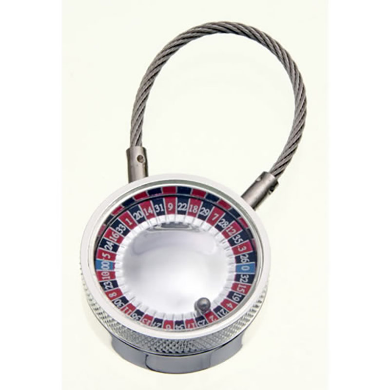 Silver Plated Roulette Keyring - Business Gifts Supplier